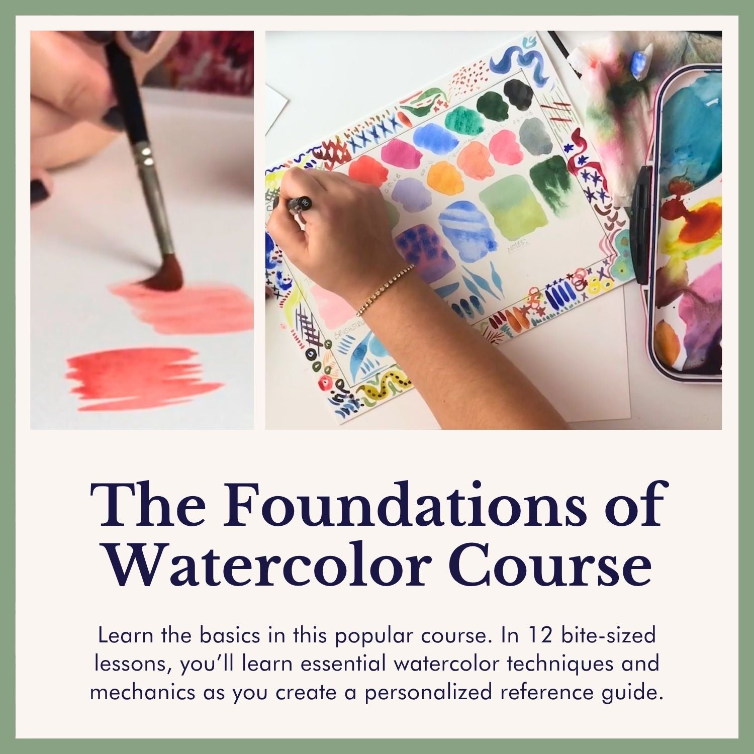 Foundations of Watercolor • Beginner Watercolor Mini Course for ...